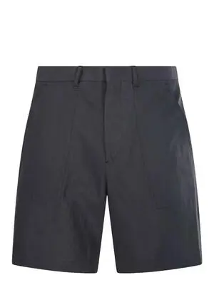 LARDINI Flap-pocket Shorts - Grey
