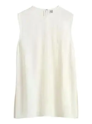 TOTEME Ribbed Top - Neutrals