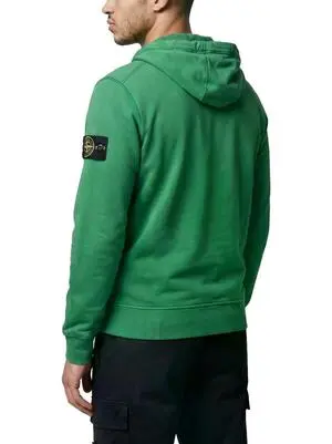Stone Island Logo-patch Sweatshirt - Green