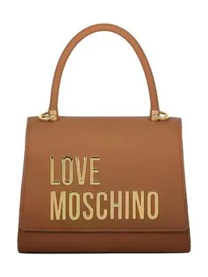 Moschino Golden Logo Tote - Neutrals