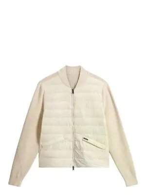 Woolrich Hybrid Bomber Jacket - Neutrals