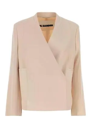 JIL SANDER Wool Blazer - Neutrals