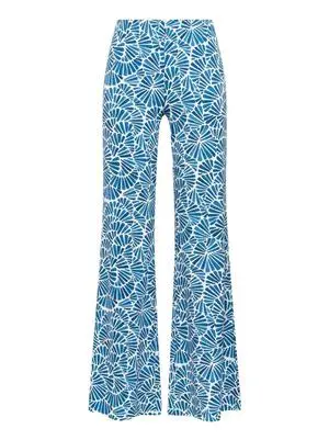 Malìparmi Printed Trousers - Blue