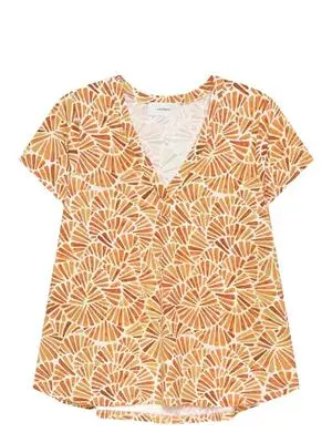 Malìparmi V-neck T-shirt - Yellow