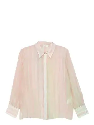 Peserico Striped Shirt - Neutrals