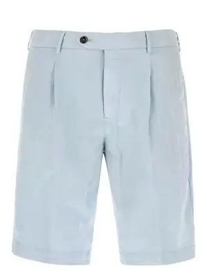 PT TORINO Belt-loops Bermuda Shorts - Blue