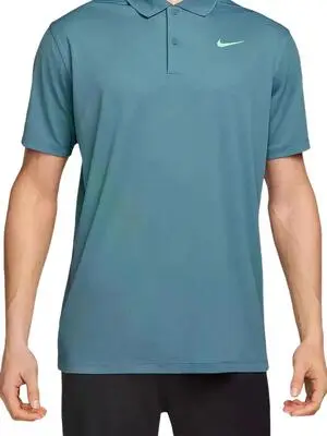 Nike Victory Solid Collared Polo Shirt - Blue