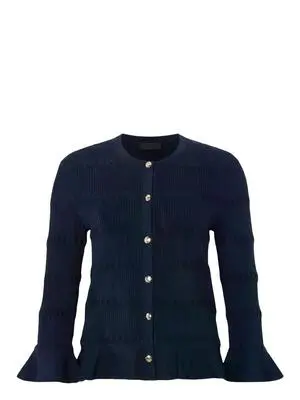 Liu Jo Round-neck Button-down Cardigan - Blue