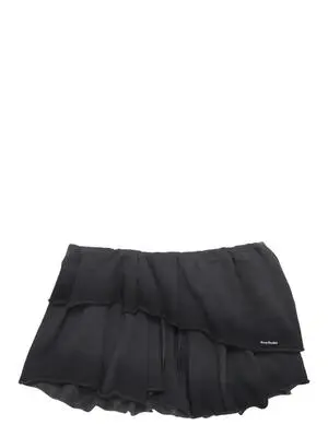 ACNE STUDIOS Ruffled Drawstring Mini Skirt