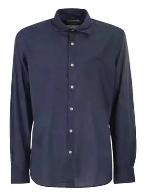 MC2 SAINT BARTH Embroidered-logo Shirt - Blue