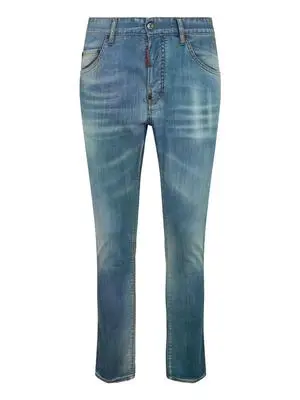 Dsquared2 DSQUARED2 Skater Logo-Patch Jeans Blue