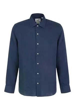 MC2 SAINT BARTH Raphael Buttoned Long-sleeved Shirt - Blue