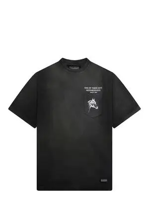 NEIGHBORHOOD Crew-neck Print T-shirt - Black