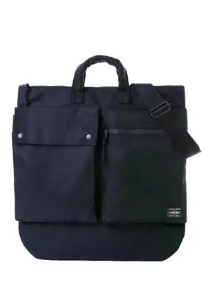 PORTER-YOSHIDA & CO Pocket Top-handle Shoulder Bag - Blue