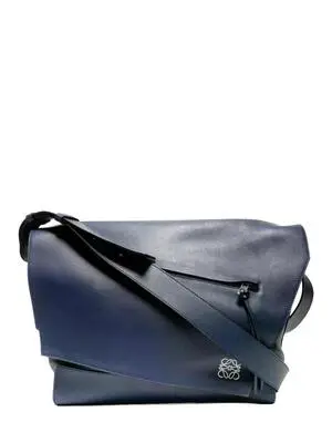 Loewe Anton Leather Shoulder Bag - Blue