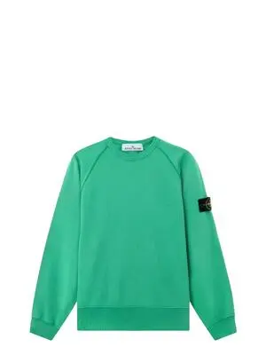 Stone Island Logo-patch Sweatshirt - Green