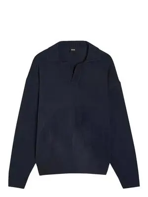 BOSS V-neck Sweater - Blue