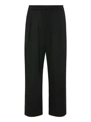 MAISON MARGIELA Pleated Wide-leg Pants - Black