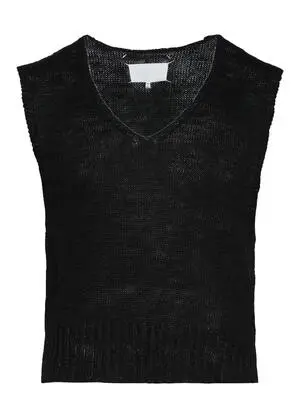 MAISON MARGIELA Knit Vest - Black