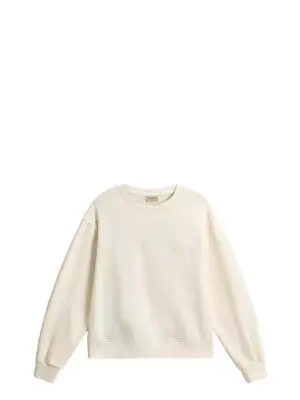 Woolrich Logo-embroidered Crewneck Sweatshirt - Neutrals