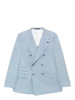 GABRIELE PASINI Double-breasted Blazer - Blue
