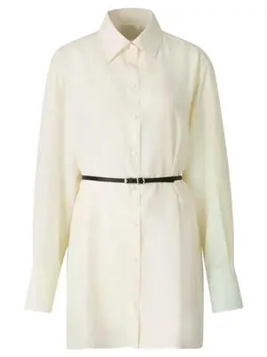 Givenchy Pointed-collar Mini Dress - Neutrals