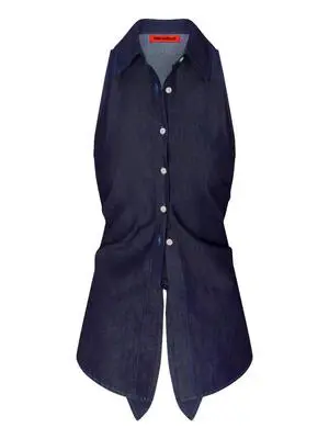 SIMONMILLER Loch Sleeveless Top - Blue