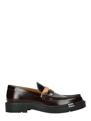 MAISON MARGIELA Leather Décortiqué Loafers - Brown