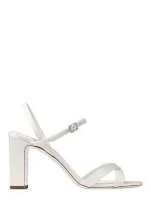 JIMMY CHOO Elsy 85 Heeled Sandals - Ivory