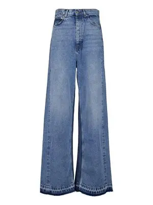 Stella McCartney Slouchy Straight Leg Jeans - Blue