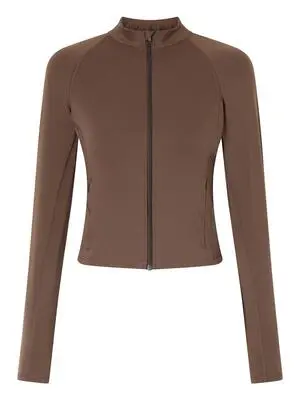 SKIMS Nike X Tech-jersey Jacket - Brown