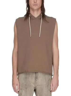 Rick Owens Hooded Tunic - Dust