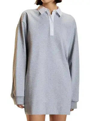 Cynthia Rowley Rugby Mini Dress - Gray