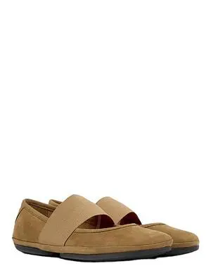 Camper Right Nina Leather Mary Jane Brown