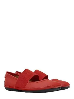 Camper Right Nina Leather Mary Jane Red