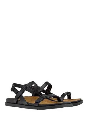 Camper Lluc Leather Sandal - Black