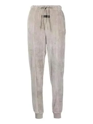 Fear Of God Tapered Velour Track Pants - Grey