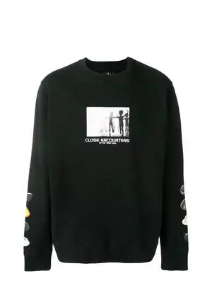 COUNTY OF MILAN Aliens Printed Sweatshirt - Black