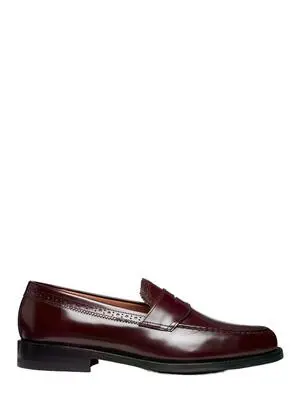 G.H.BASS Monogram Loafers - Red