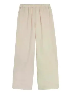 Aspesi Elasticated Linen Trousers - Neutrals