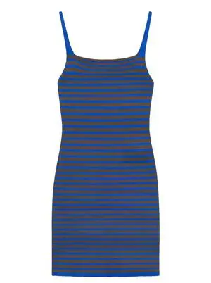 Gimaguas Camu Striped Mini Dress Blue