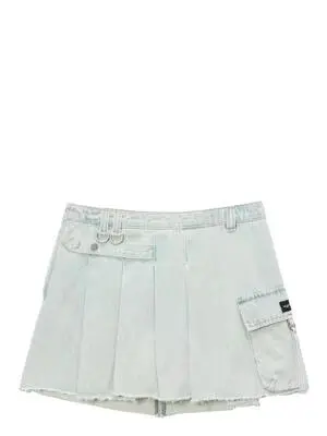 MUSIUM DIV. Pleated Mini Skirt - Blue