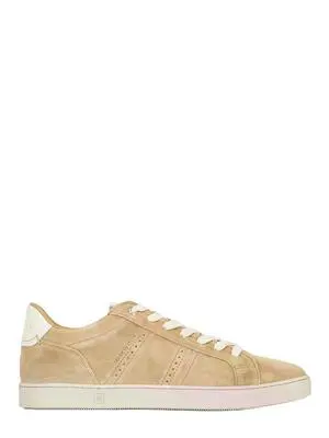 RUBIROSA Odile Lace-up Suede Sneakers - Neutrals