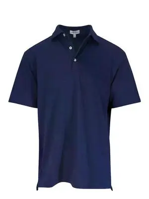 Peter Millar Ryles Crown Flex Knit Polo Shirt - Blue