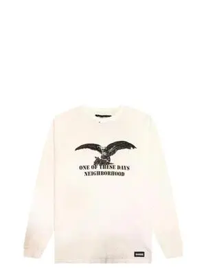 NEIGHBORHOOD Crew-neck Waffle Knit Sweatshirt - Neutrals