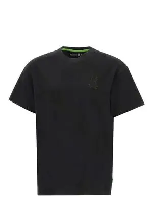 Psycho Bunny Oscar Embroidered Crew Neck T-shirt - Black