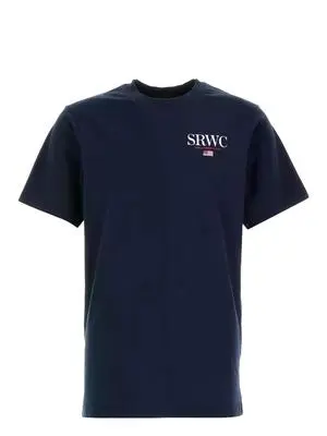 SPORTY & RICH Nautical Logo T-shirt - Blue