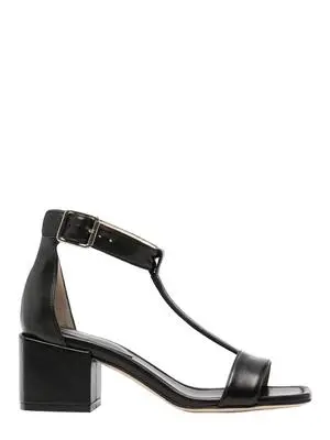 ANNA F. Buckle-fastening Heeled Sandals - Black