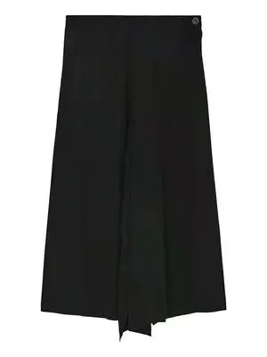 Y’s Asymmetric High-waisted Skirt - Black
