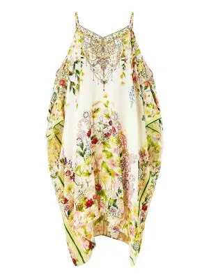 Camilla The Call Of Catalonia Kaftan - Neutrals